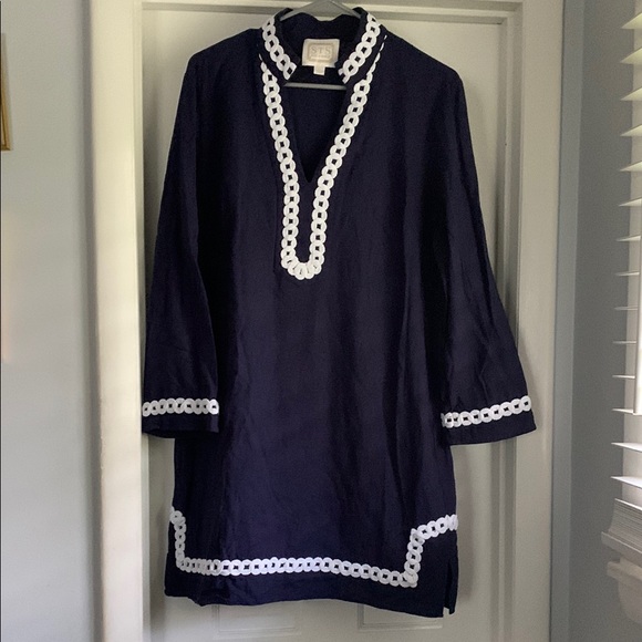 Sail to Sable | Dresses | Sail To Sable Navy Top With White Accents ...